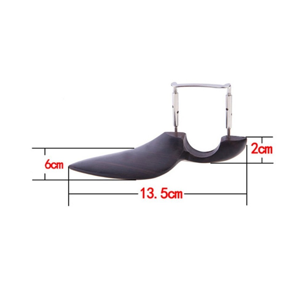 Ebony Violin Parts Violin Chin Rest Chinrest With Screw For 3/4 4/4 ...