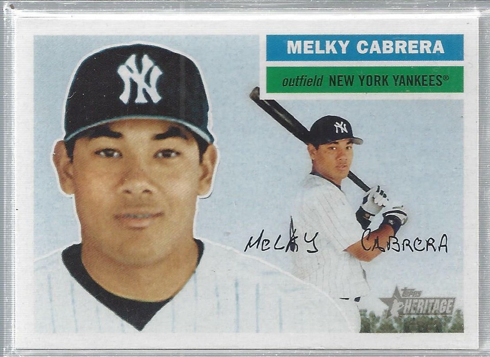 Melky Cabrera 2004 Bowman MLB Ist Year Gold Card & 2005 Topps Card #460 ...