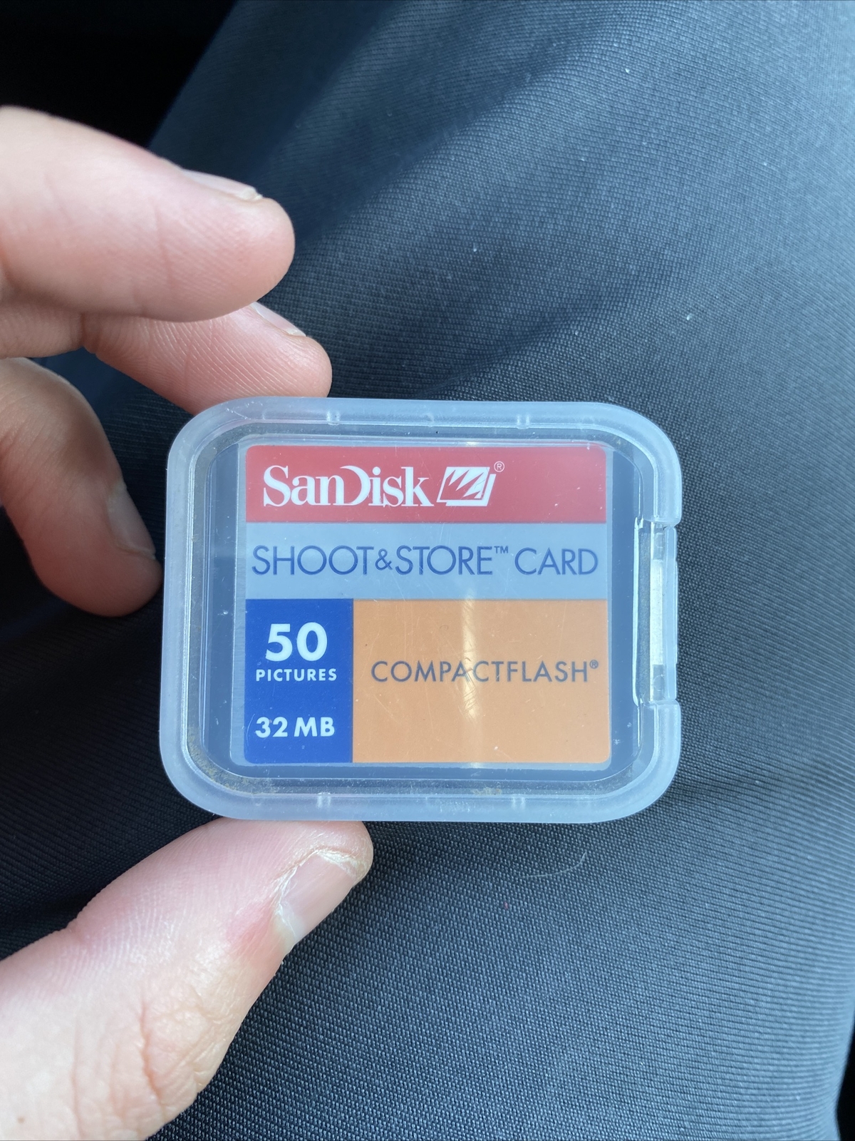 SanDisk Shoot & Share 32MB Compact Flash Card 50 Pictures Compactflash + W/ Case | eBay