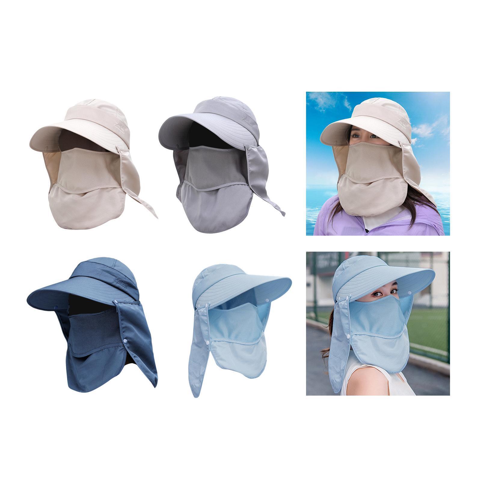 Face Sun Protection, Golf with Removable Neck Flap Cover, Windproof ...