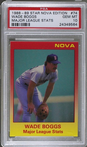 1989 Star Nova - #74 Wade Boggs for sale online | eBay