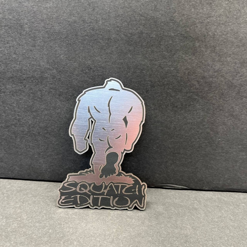 Sasquatch Edition Engraved Bronco Car Badge Acrylic Fender Emblem ...