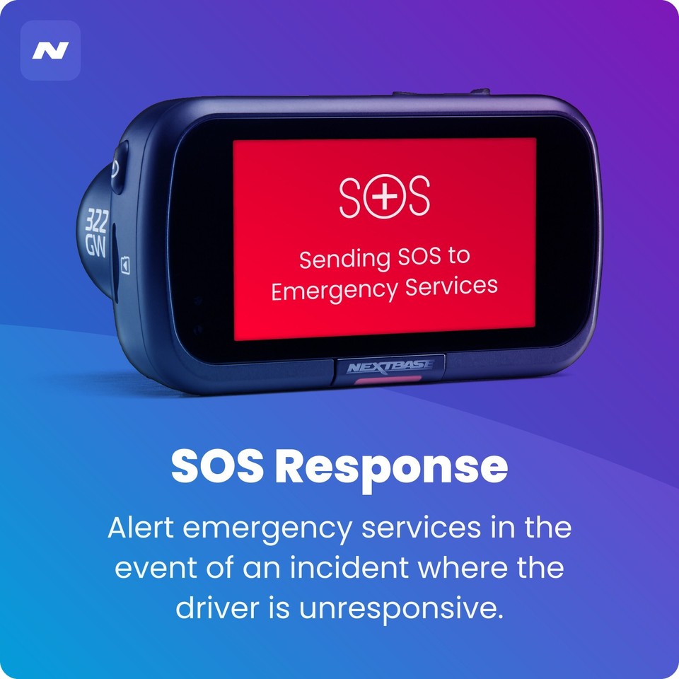 Nextbase 322GW Dash Cam with Rear View Camera Bundle - Full HD 1080p ...