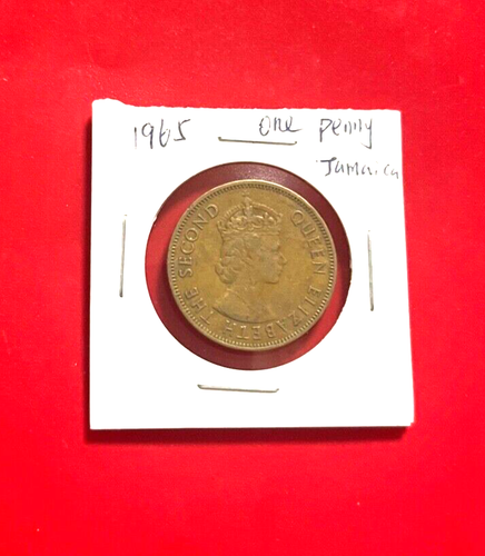1965 JAMAICA ONE PENNY COIN - QUEEN ELIZABETH - NICE WORLD COIN | eBay UK