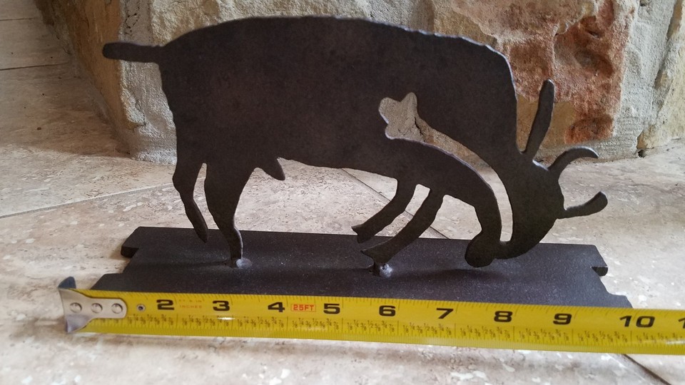 OFF THE WALL by PERRY BUFFALO METAL ART WORK SCULPTURE | eBay