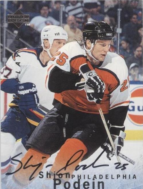 1995-96 Upper Deck Be a Player - Shjon Podein #S77 Autographs (AU) for ...