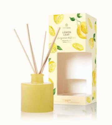 THYMES LEMON LEAF PETITE OIL DIFFUSER & REEDS~4 FL OZ~NEW, SEALED | eBay