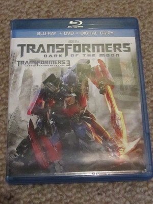Transformers 3: Dark of the Moon Blu-ray + DVD w/ Slipcover, Factory ...