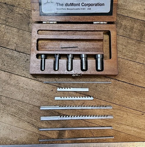 DUMONT MINUTE MAN KEYWAY BROACH SET No. 00 • Machinist Broaching ☆USA | eBay