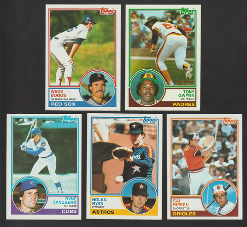 1983 Topps Baseball COMPLETE Set (1-792) Boggs/Gwynn/Sandberg RC - 302🔥 ...