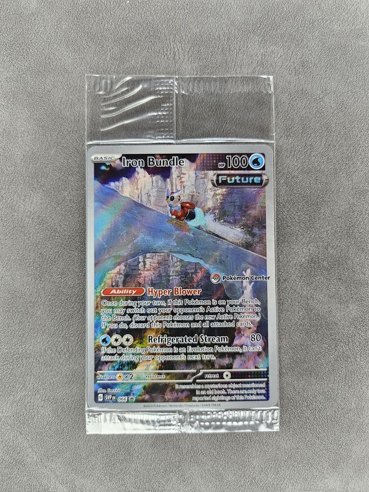 Pokémon TCG Iron Bundle SVP066 Pokemon Center Stamped Paradox Rift ...