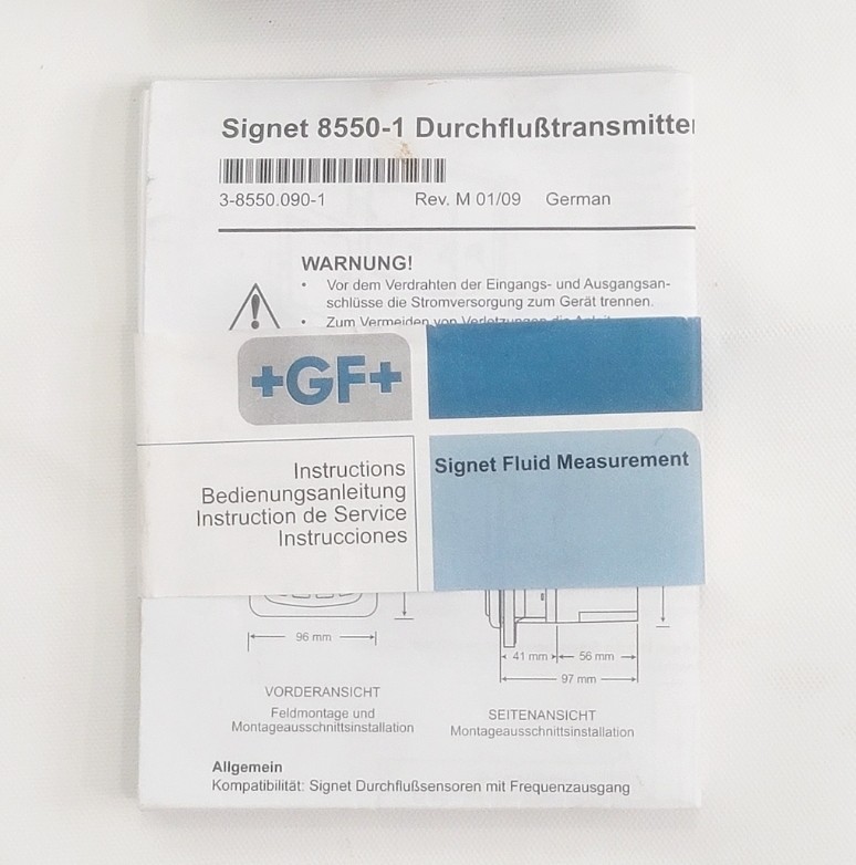 +GF+ Georg Fischer SIGNET FLOW TRANSMITTER 3-8150-1P XMTR ProcessPro ...
