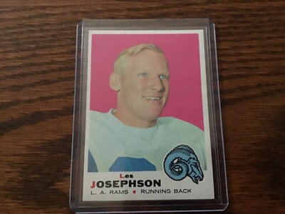 1969 Topps Football Les Josephson Los Angeles Rams Card #216 | eBay