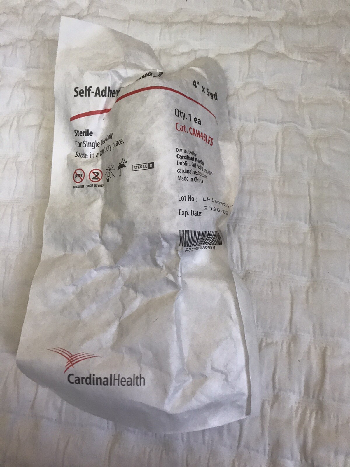 Cardinal Self-adherent Bandage 4'' x 5 yds sterile Coban | eBay