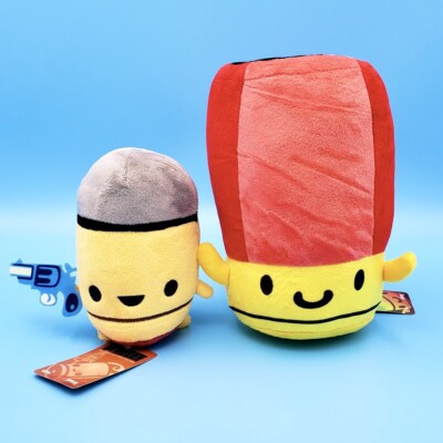 Enter The Gungeon Yellow Bullet & Red Shotgun Kin Plush Set + PC Steam ...