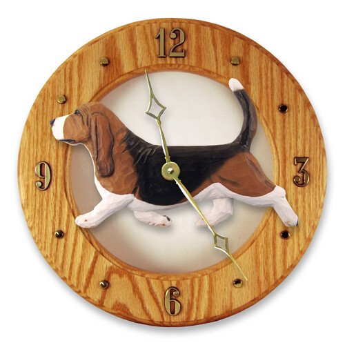 Basset Hound DIG (Dog In Gate) Wall Clock | eBay