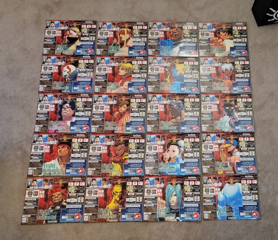 (CARD) Street Fighter III 3rd Strike for Sega New Astro City CPS3 Jamma ...