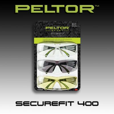 3M Peltor Sport SecureFit 400 Eye Protection SF400-P3PK-6 3 Pack SF400 ...