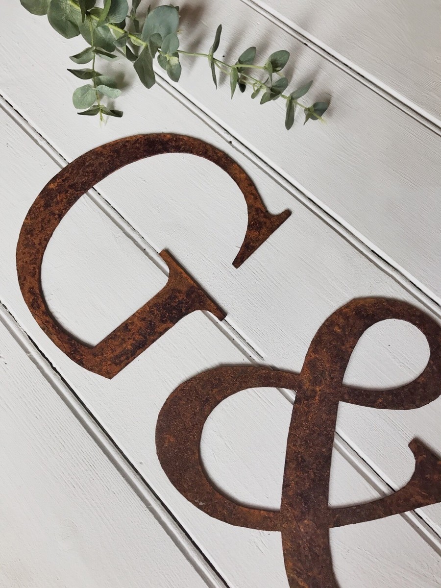 Metal Wall Letters For Monogram Personalized Family Name Sign, Custom