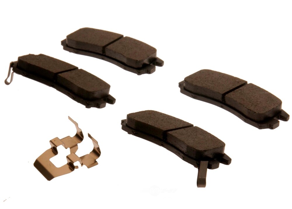 Disc Brake Pad Set-Front Disc, Rear Disc, 4-Wheel ABS, Power Brakes ...