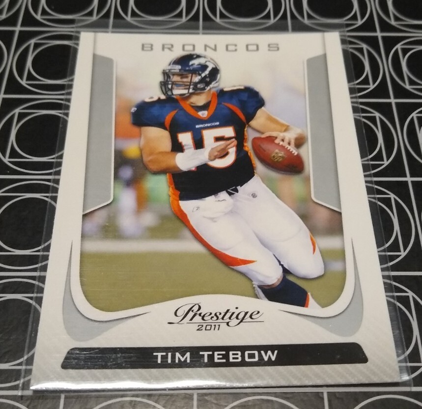 TIM TEBOW DENVER BRONCOS 2011 PANINI PRESTIGE CARD NUMBER 63 | eBay