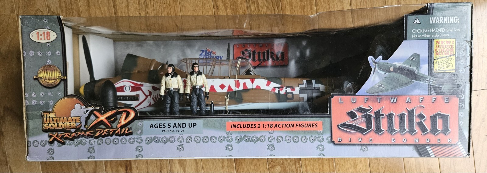 ULTIMATE SOLDIER WWII GERMAN JU87B/R STUKA Lt. HUBERT POLZ SNAKE 1:18 ...