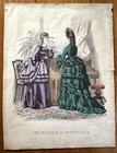 Antique Print The Milliner and Dressmaker Jules David Bonnard Parisian ...
