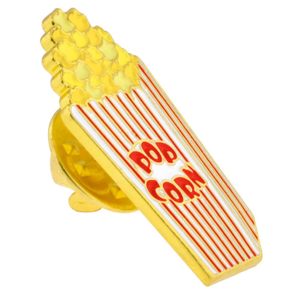 PinMart's Cute Classic Movie Popcorn Bucket Trendy Food Enamel Lapel ...