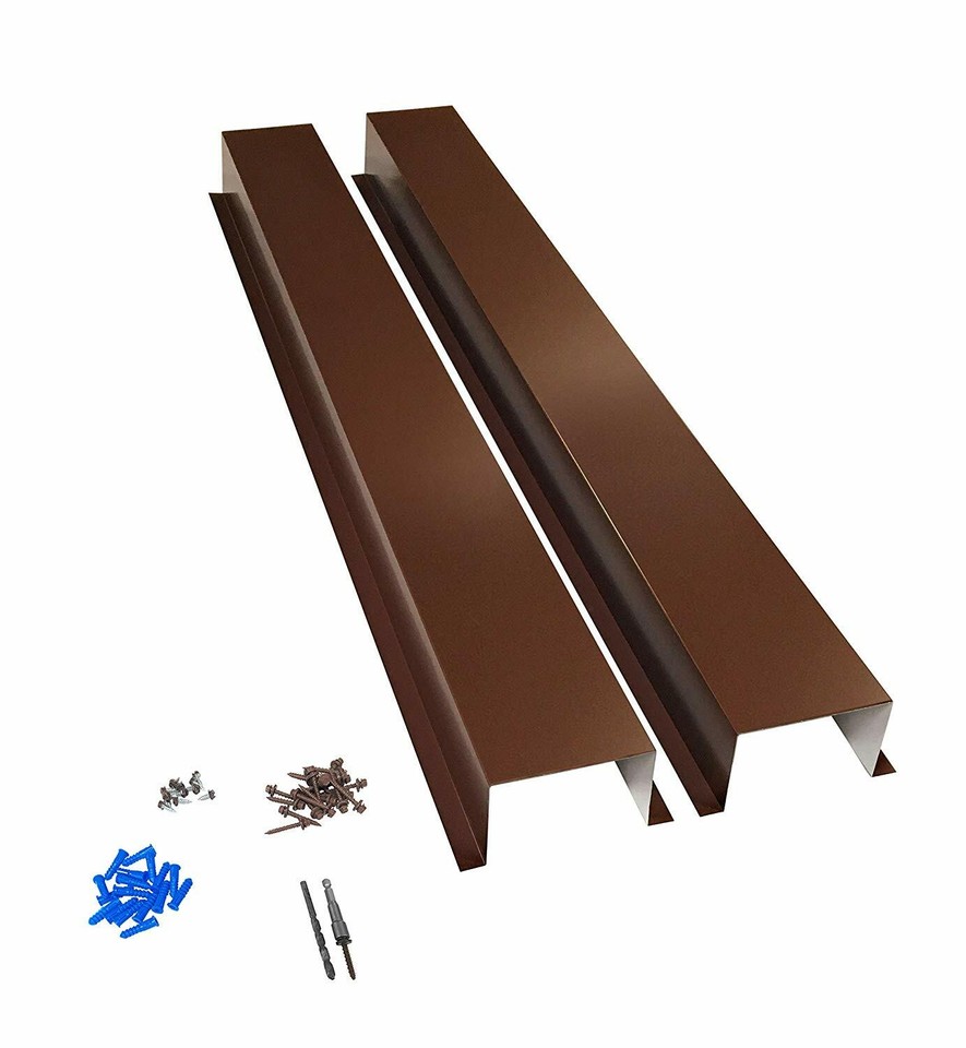 Metal Line Set Cover Kit for Mini Split and Central Air Conditioner ...