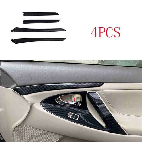 Carbon Fiber Inner Door Panel Cover Strip Trim For Toyota Camry 6th ...