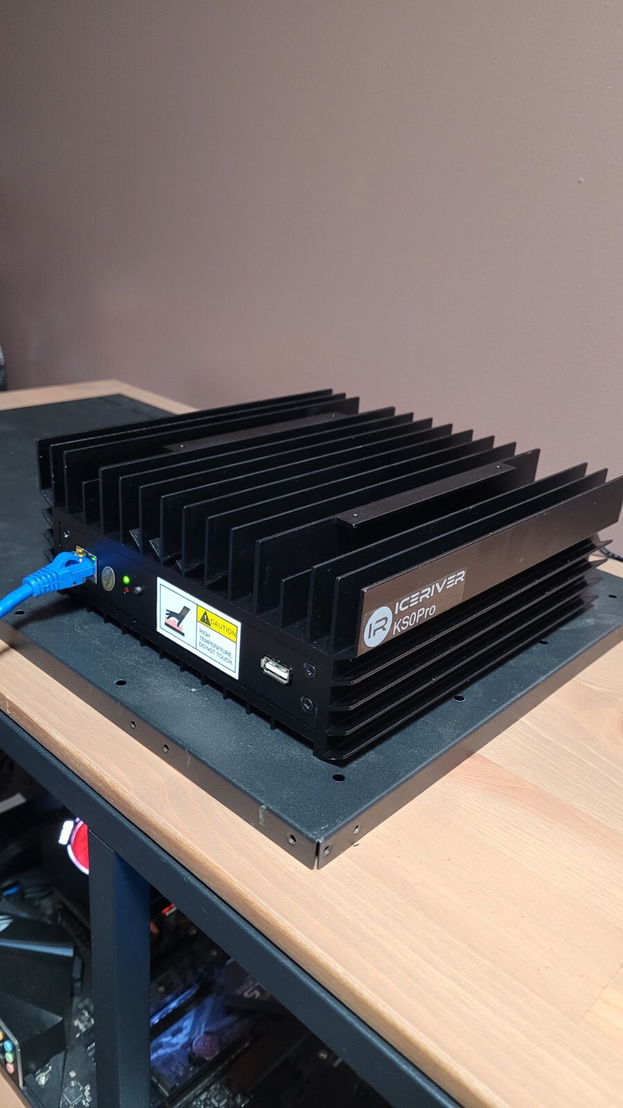 ICERIVER KAS KS0 PRO 200G Kaspa Mining w/PSU USA IN HAND FREE SHIPPING ...