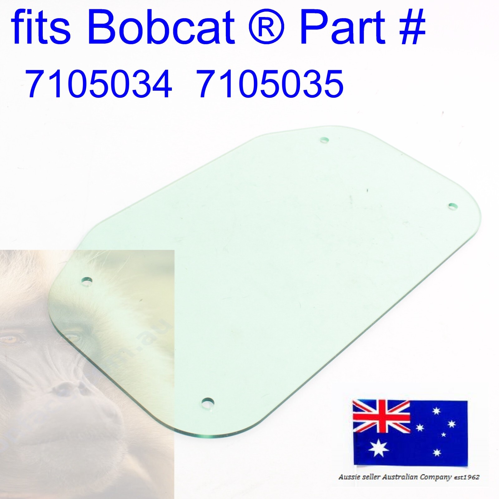 fits Bobcat Roof Top Cab Window 7105034 A300 S100 S130 S150 S160 S175 ...