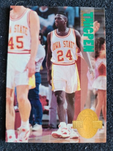 1993 Classic Four-Sport Draft Pick Collection #63 Justin Thigpen Iowa ...