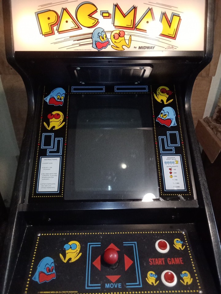 1980 Pacman mini cabaret arcade game, Midway, Namco, original ...