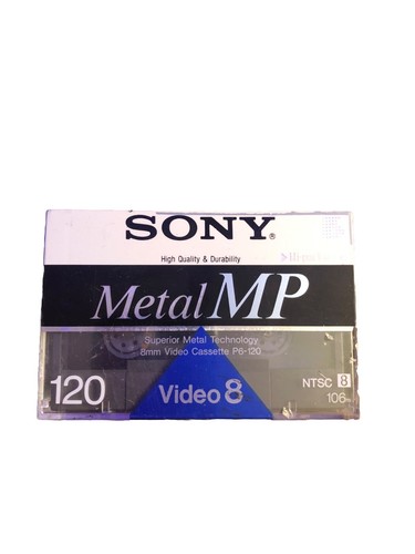 Sony Metal MP Video 8 Tape, Blank Media, P6-60MP, New Factory Sealed | eBay