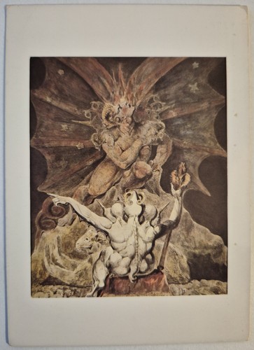 Vintage Postcard Number Of The Beast Is 666 William Blake Art 4x6 AA129 ...