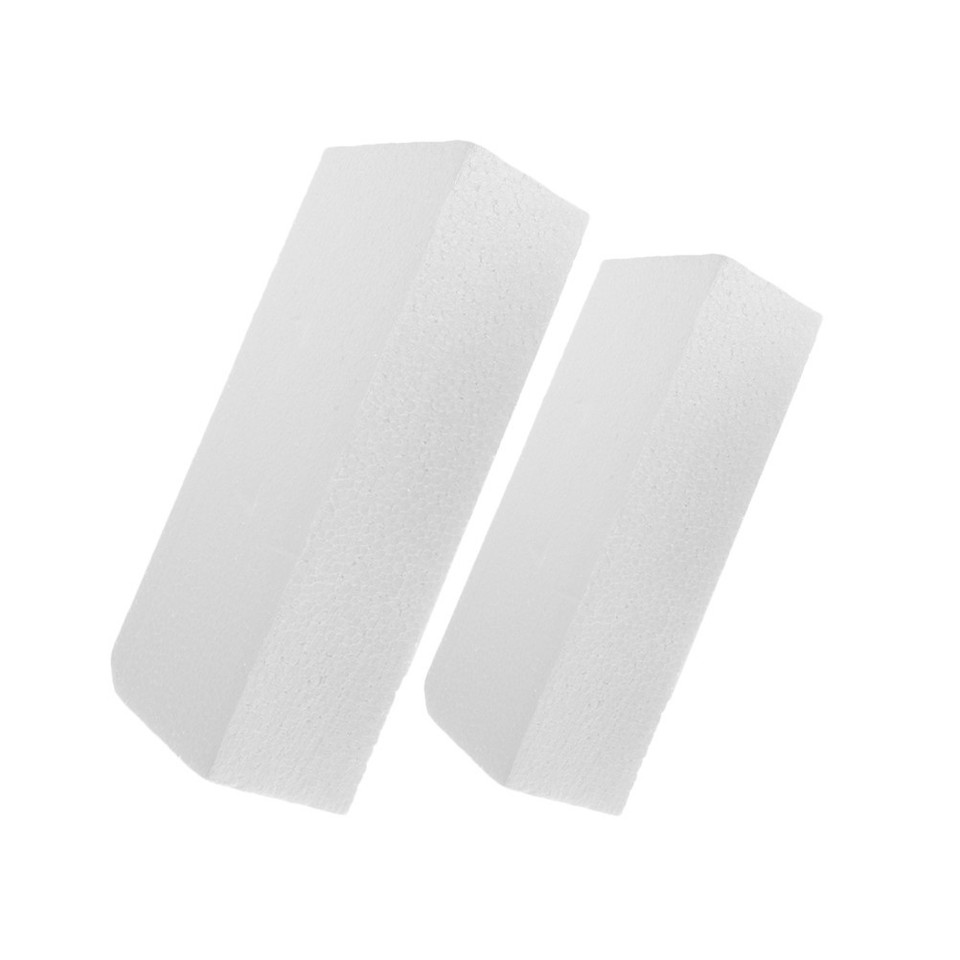 2 Pcs Foam Block Polystyrene Square Blocks Crafts White Foams Cubes | eBay