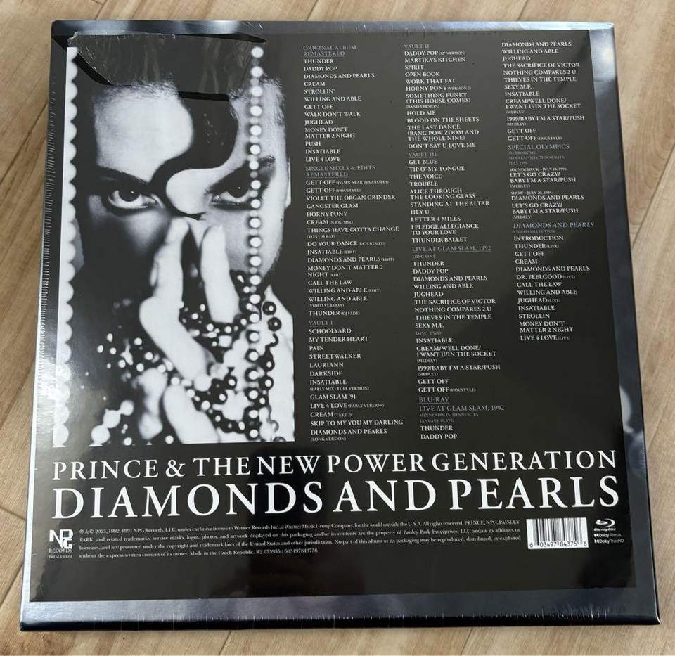 Diamonds And Pearls Super Deluxe Edition 7CD Blu-ray Box Set Used | eBay