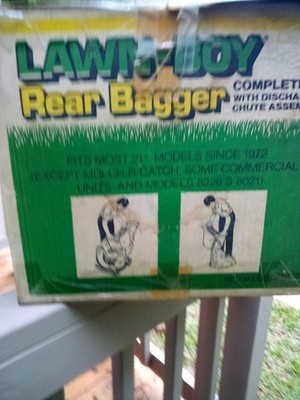 Lawn Boy rear bagger kit. fits many d and f mowers with wider handle ...