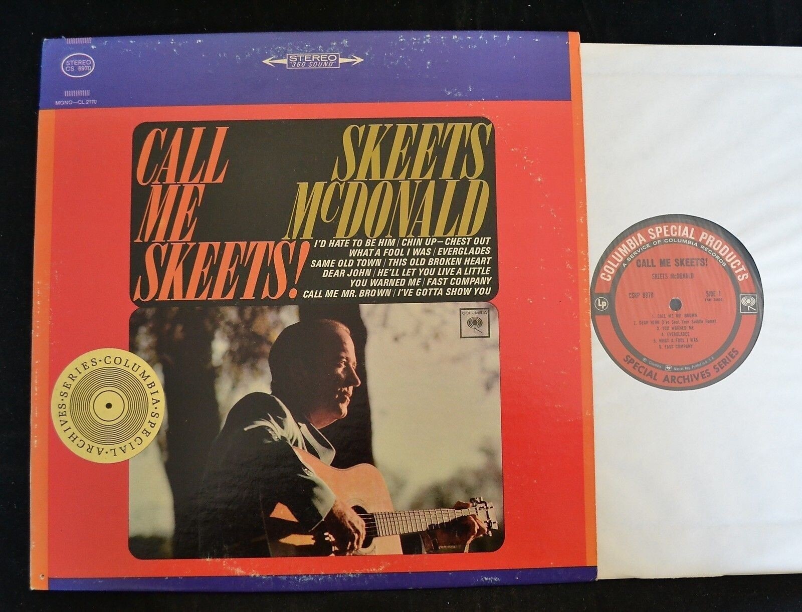 Skeets McDonald Call Me Skeets! COLUMBIA 8970 | eBay