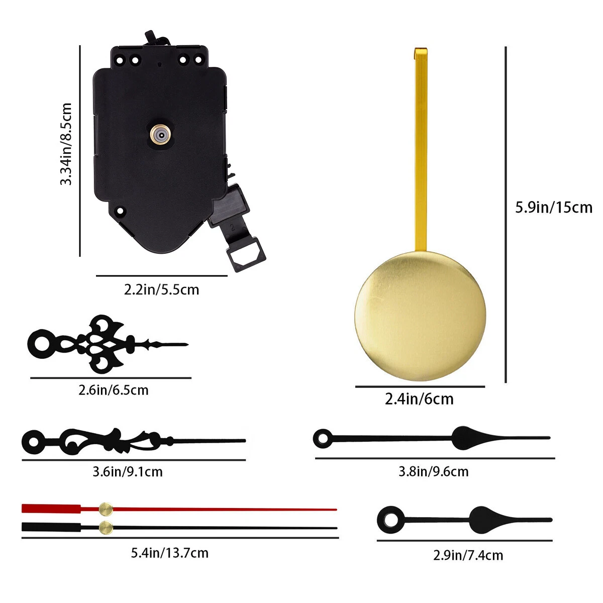 Pendulum Clock Repair Parts