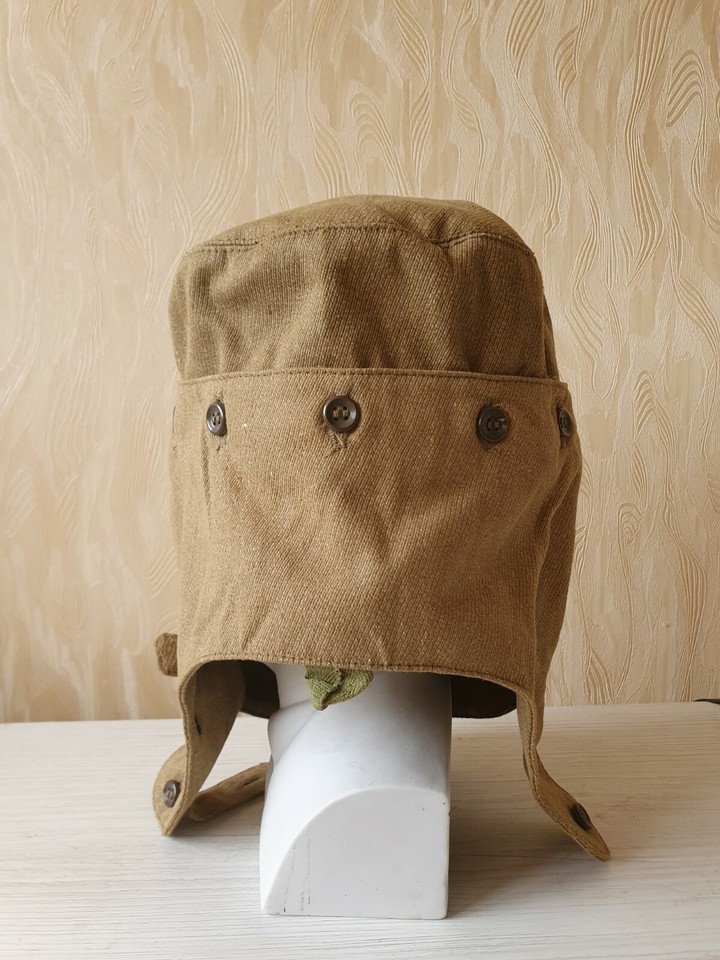 NOS Original Russian Afghanka Hat Cap with Face Cover Afghan War Size ...