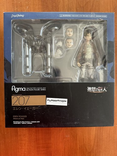 Attack on Titan AUTHENTIC Japan Figma 207 Eren Jaeger Action Figure US ...