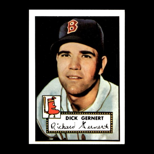 Dick Gernert 1983 Topps 1952 Reprint Series Boston Red Sox #343 NM+ ...