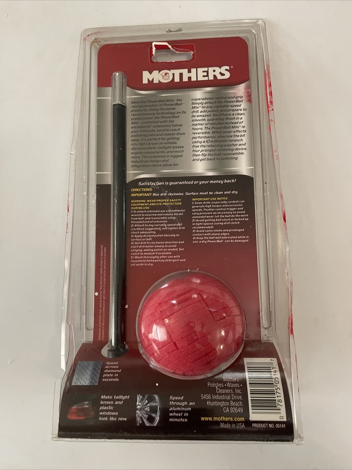 MOTHERS Power Ball MINI Versitile Polishing Tool W/Extention | eBay