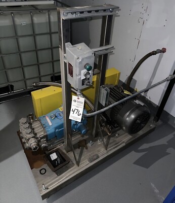 Cat 3541 Triplex Pump Skid w/ Electric Motor & VFD | eBay