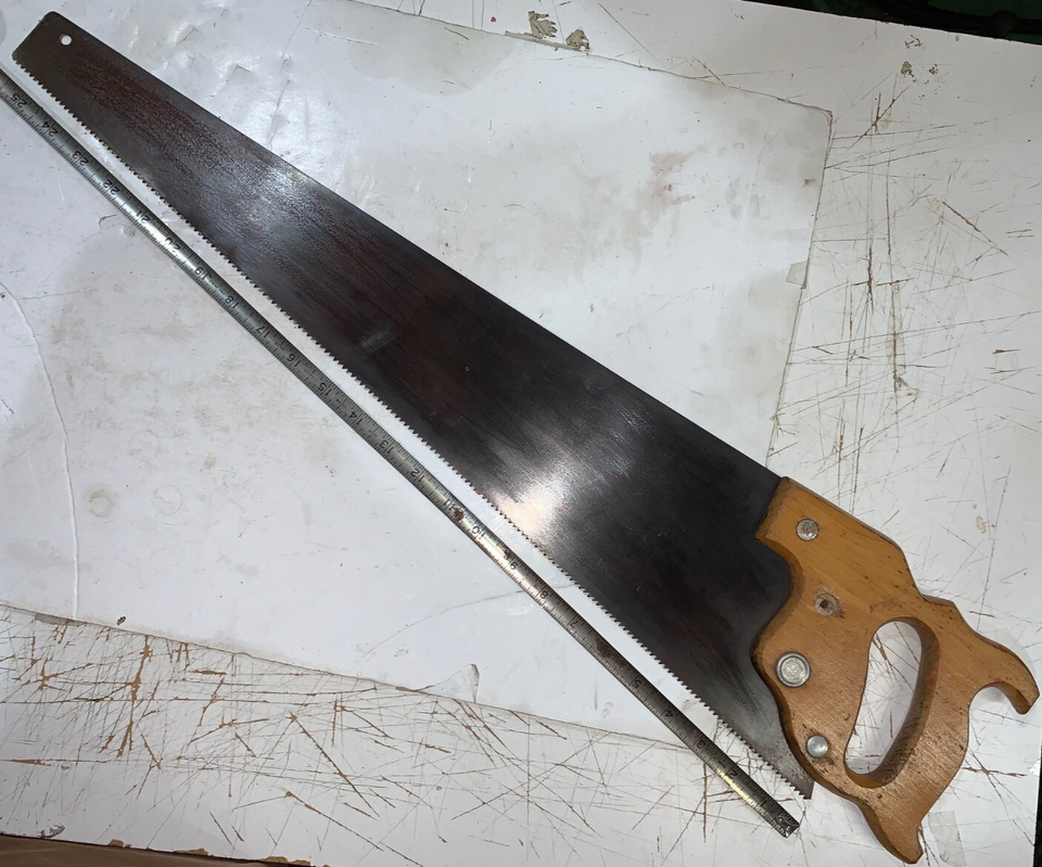 Vintage Disston 26" D-11 or D-23 Crosscut Hand Saw | eBay