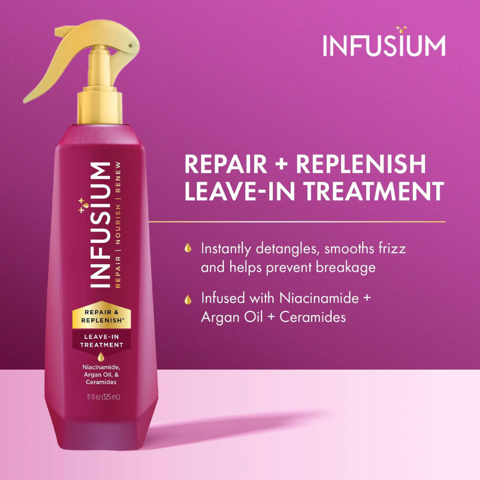 Infusium Professional Moisturizing Repairing Leave-In Hair Treatment ...