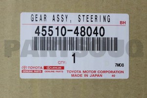 4551048040 Genuine Toyota GEAR ASSY, STEERING 45510-48040 | eBay