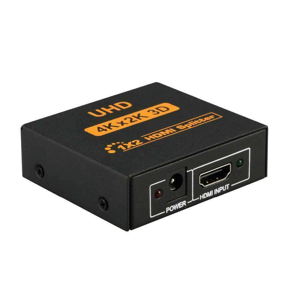AMPLIFIER HDMI 1 INPUT 2 OUTPUT 1 IN 2 Way OUT 2160p 4K SPLITTER SWITCH ...